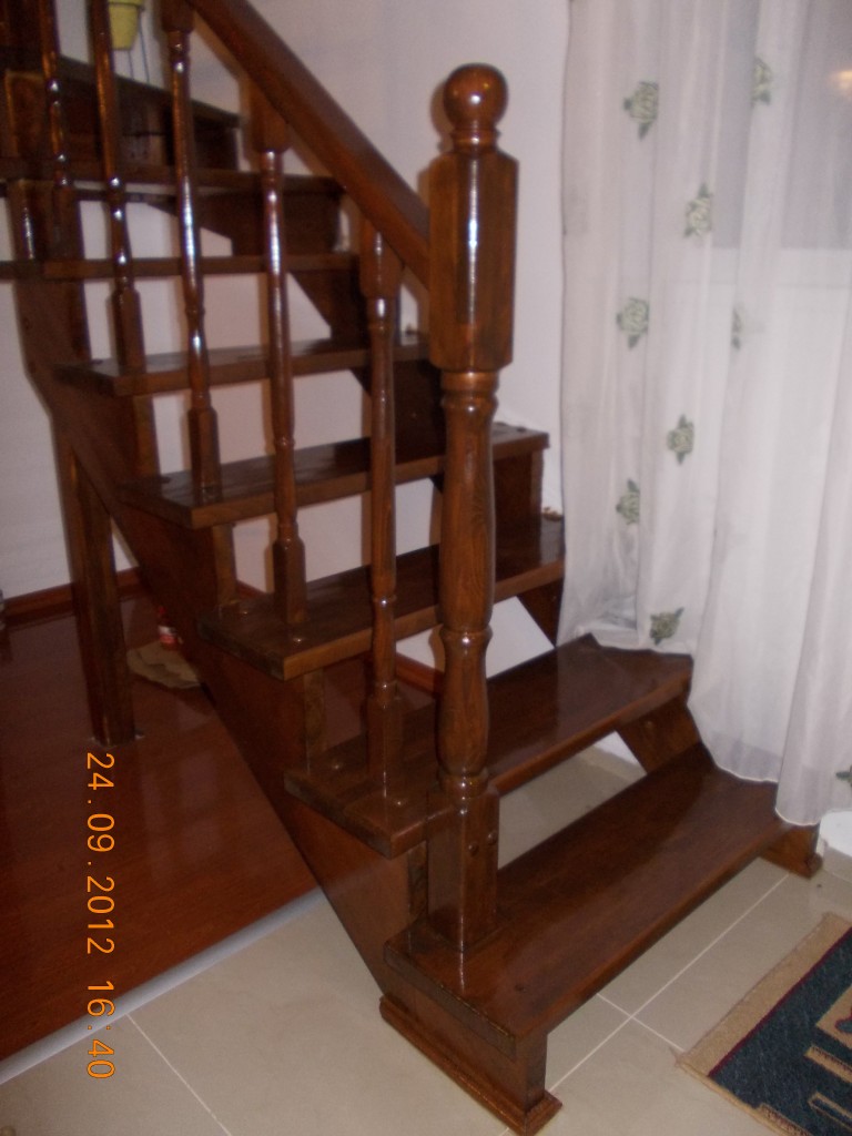 scari, scari din lemn, scari lemn masiv, scari interioare